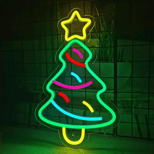 Collection Description: Christmas Series LED Neon Signs Illuminate the ...