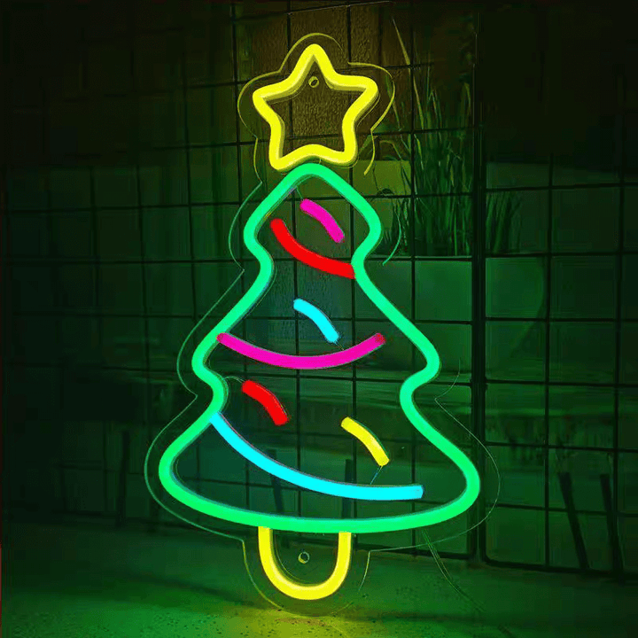 Collection Description: Christmas Series LED Neon Signs Illuminate the ...