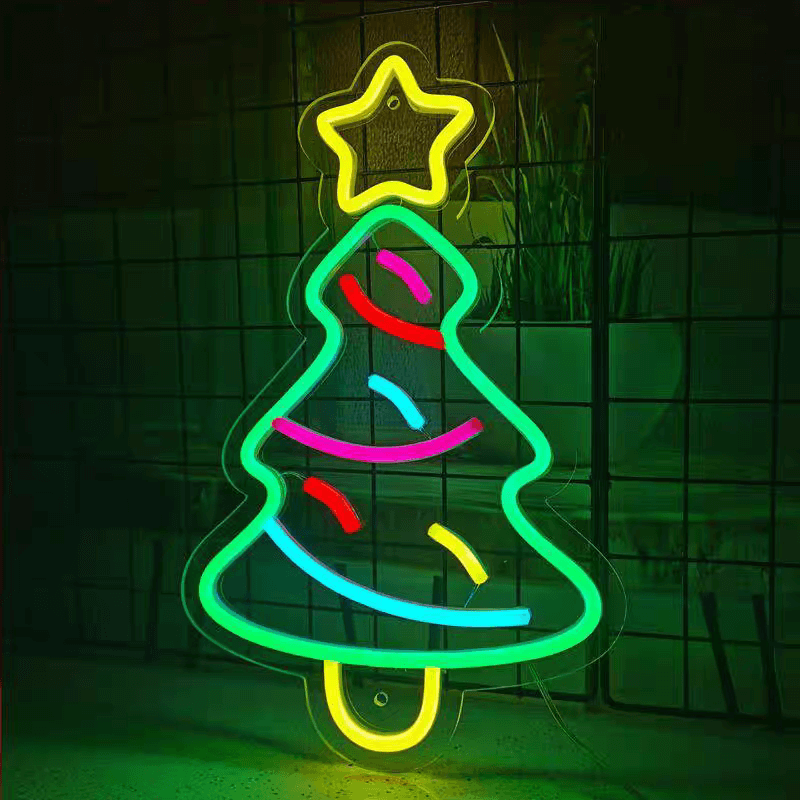 Collection Description: Christmas Series LED Neon Signs Illuminate the ...